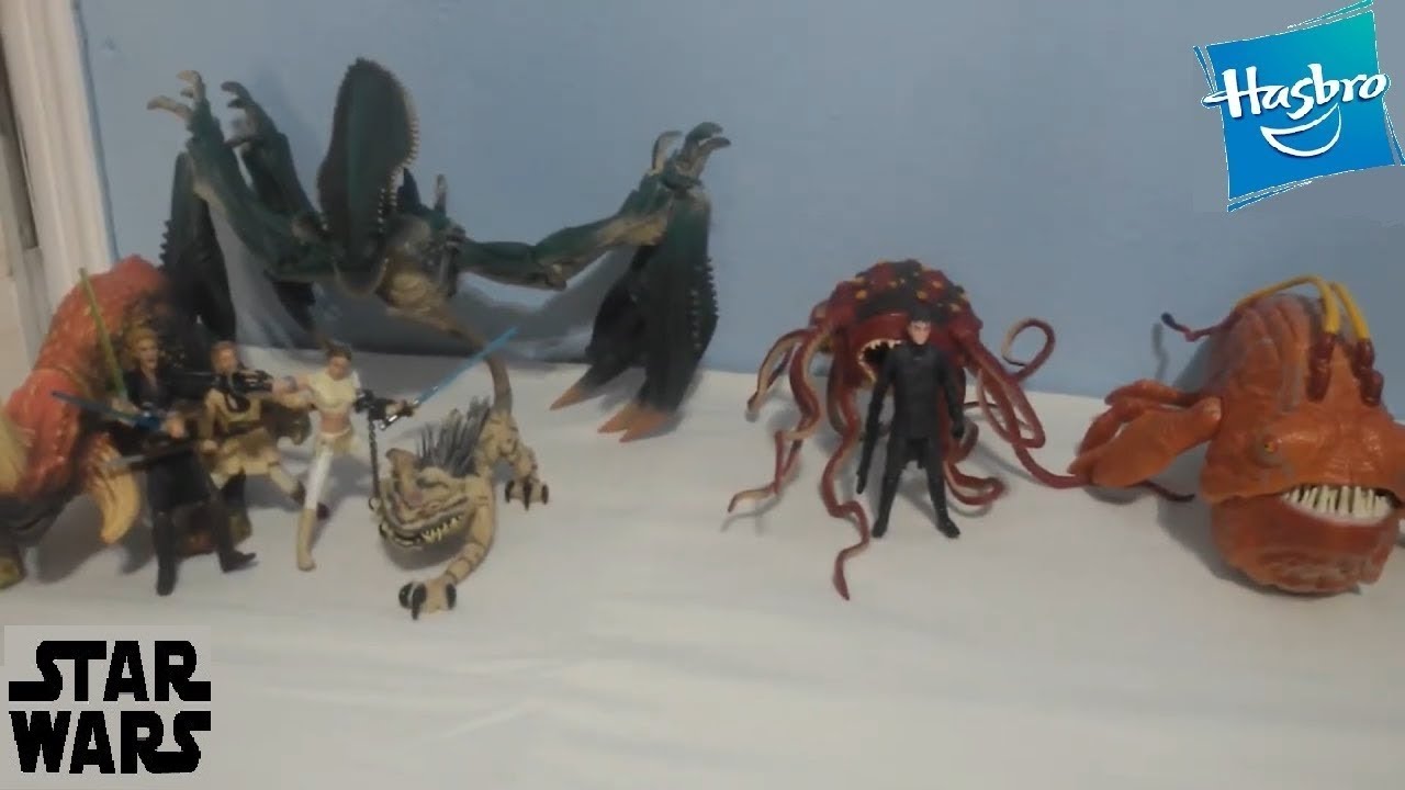 My Star Wars collection from Hasbro(Acklay,Reek,Nexu, Rathtar,Opee sea ...