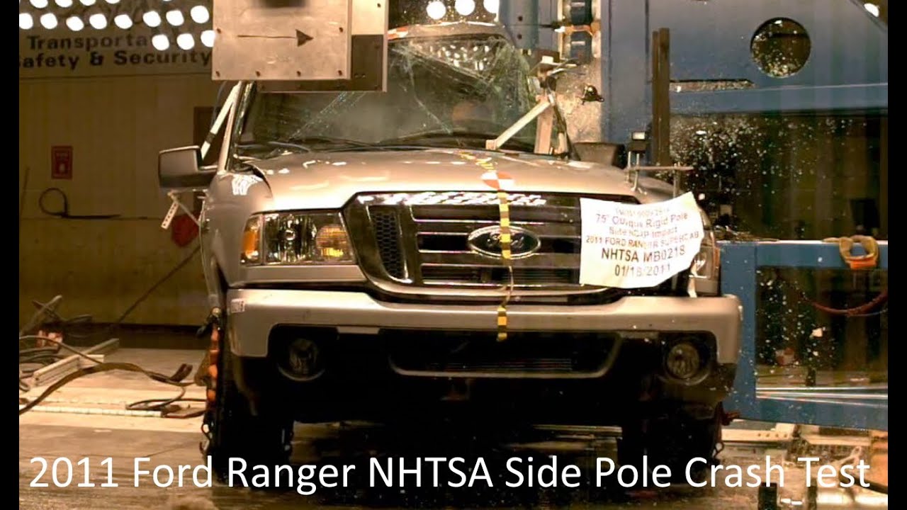 2010-2011 Ford Ranger (Single & Ext Cab - w/ Side Airbags) NHTSA Side ...