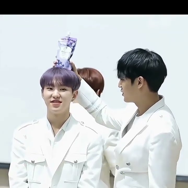 Mingyu comparing grape juice to Hoshi's hair (grape Hoshi)🍇😆 #hoshi # ...