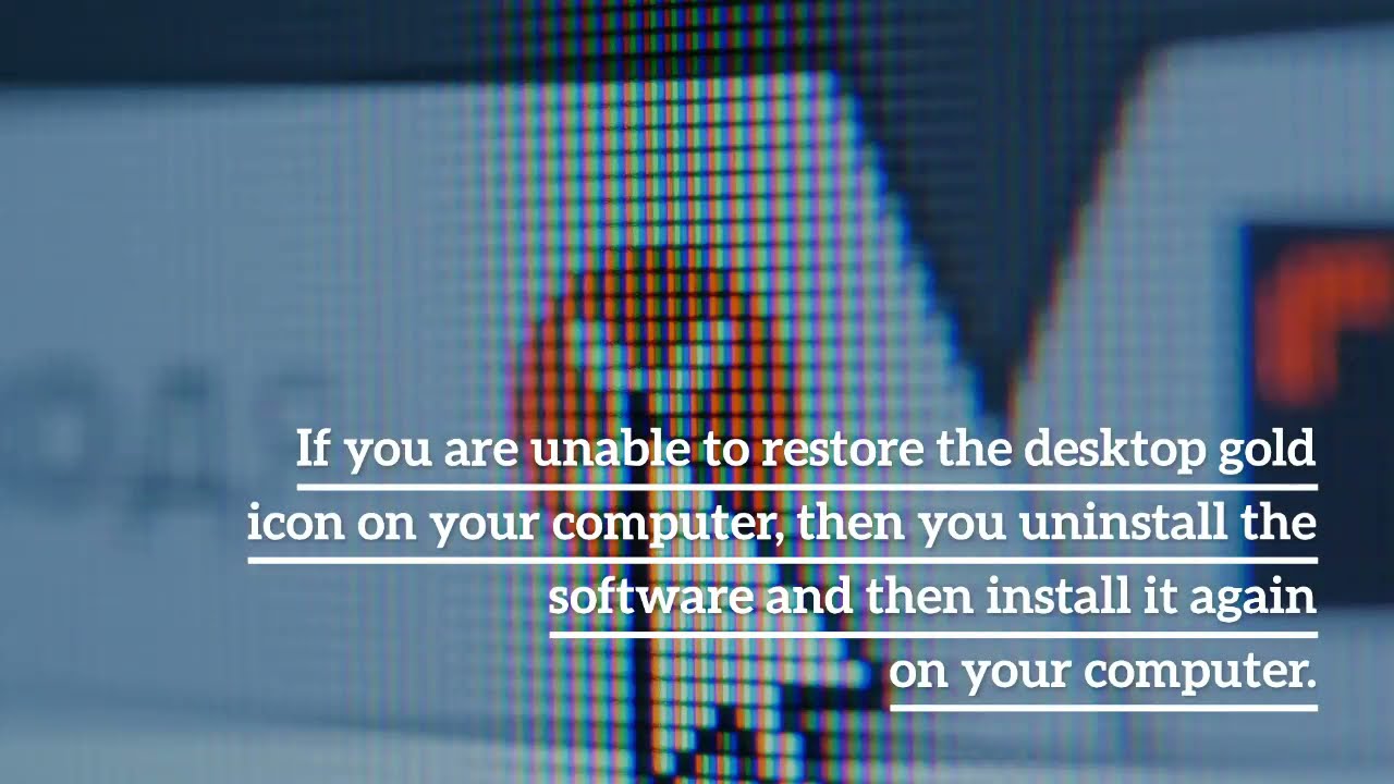 How to Restore a missing AOL Desktop Gold icon? - YouTube
