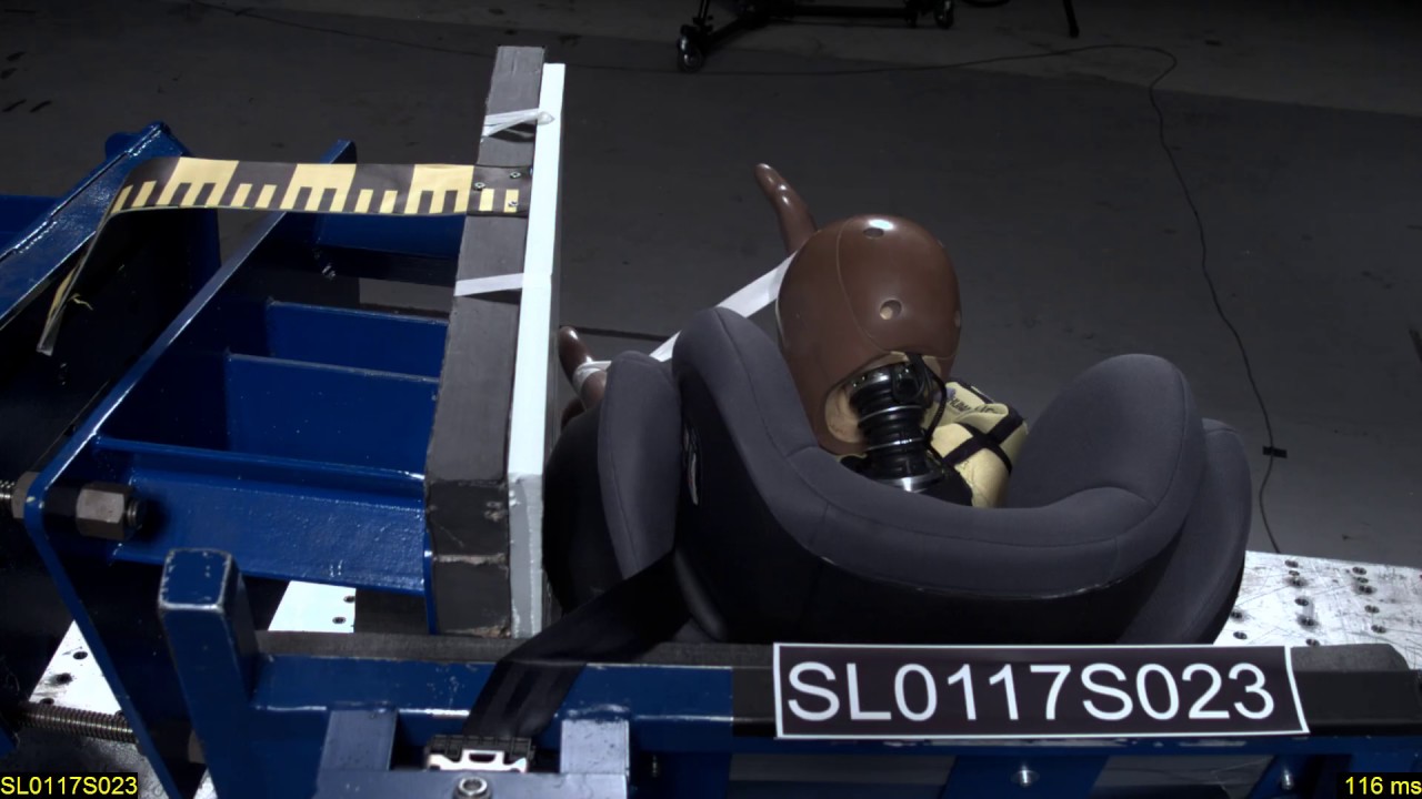 Crash test Cybex Pallas M-Fix SL, prueba de impacto 2017 - YouTube