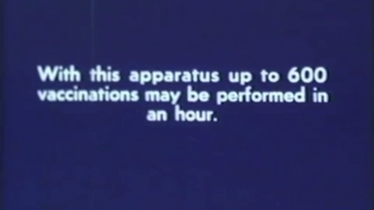 Smallpox Vaccination with Ped-O-Jet Injectors - 1966 - YouTube