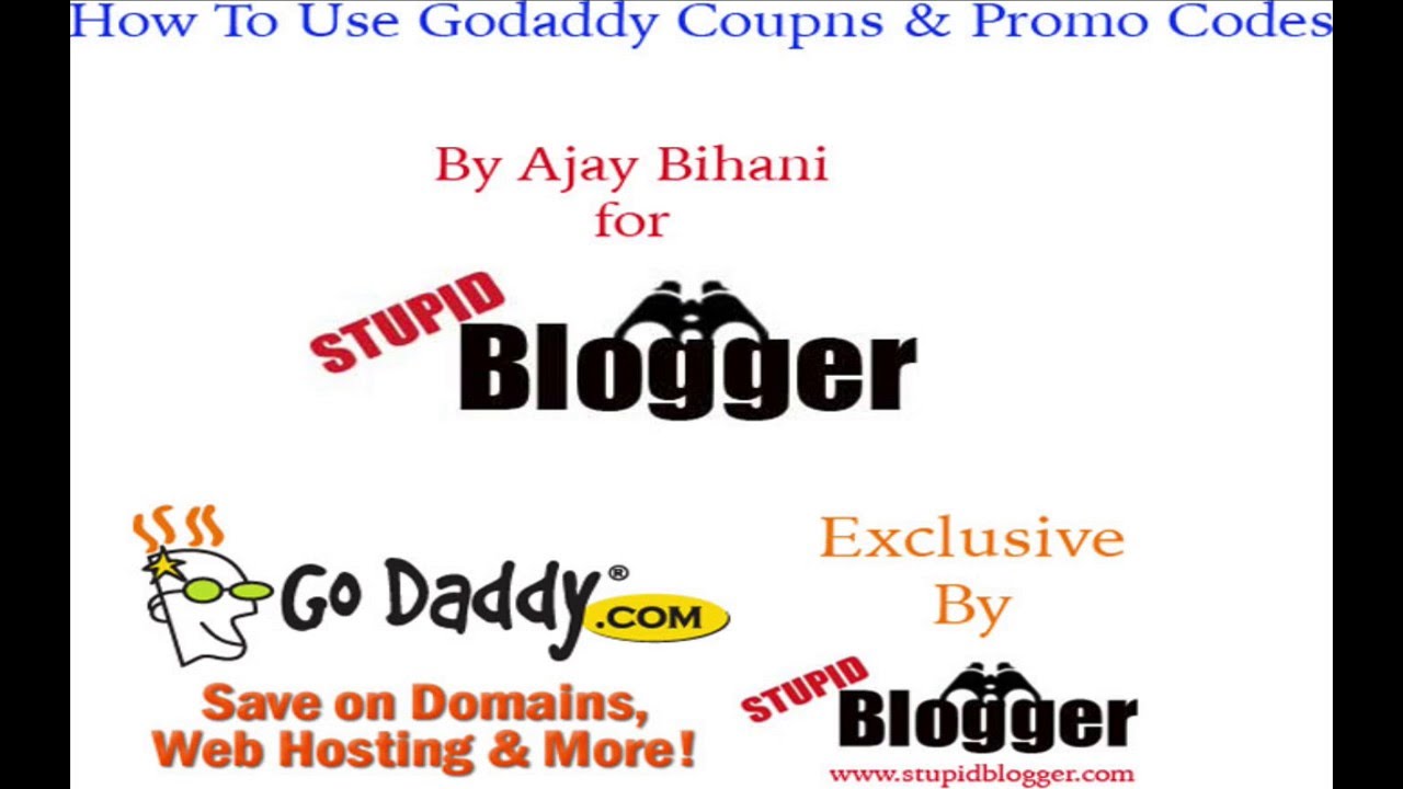 How To Use Godaddy Promo Codes ? - YouTube