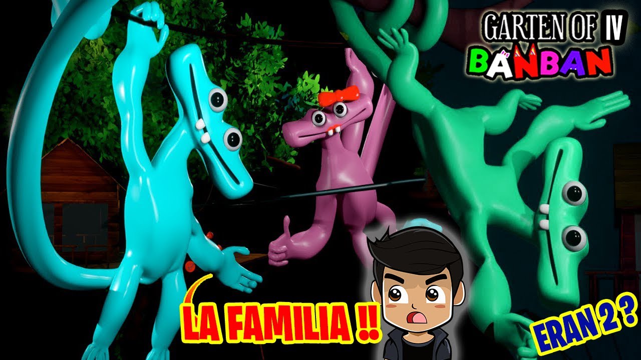 BATALLA !! VS LA FAMILIA DE JOKING JESSY | GARTEN OF BANBAN 4 - YouTube