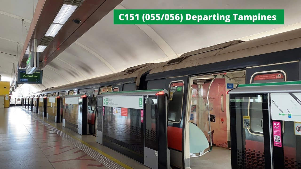 [Thorough Inspection][SMRT] C151 (055/056) departing Tampines - YouTube