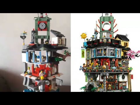 CUSTOM LEGO NINJAGO CITY- REVIEW - YouTube