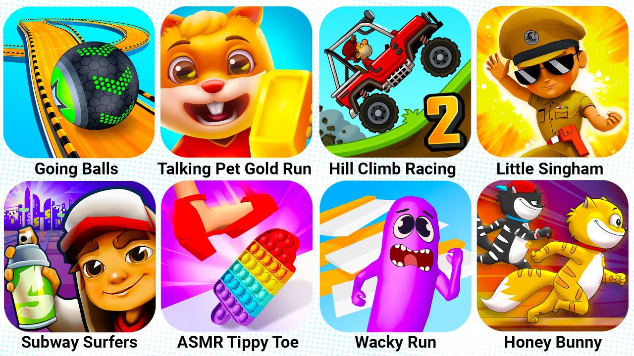 Hill Climb Racing, Talking Tom Hero Dash, Talking Tom Time Rush ...