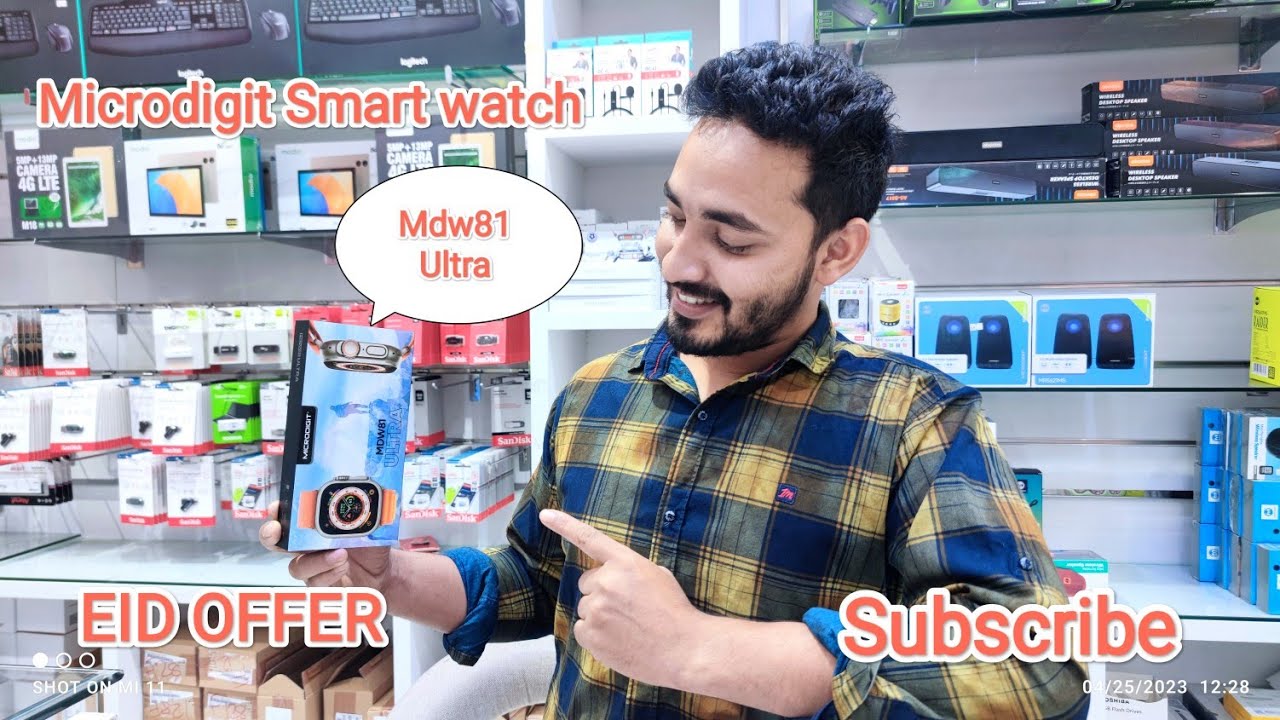 Microdigit Smart watch Mdw81 unboxing and gift Way - YouTube