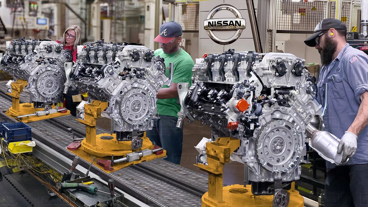 Inside Best Nissan Factory Producing Powerful Engines From Scratch ...