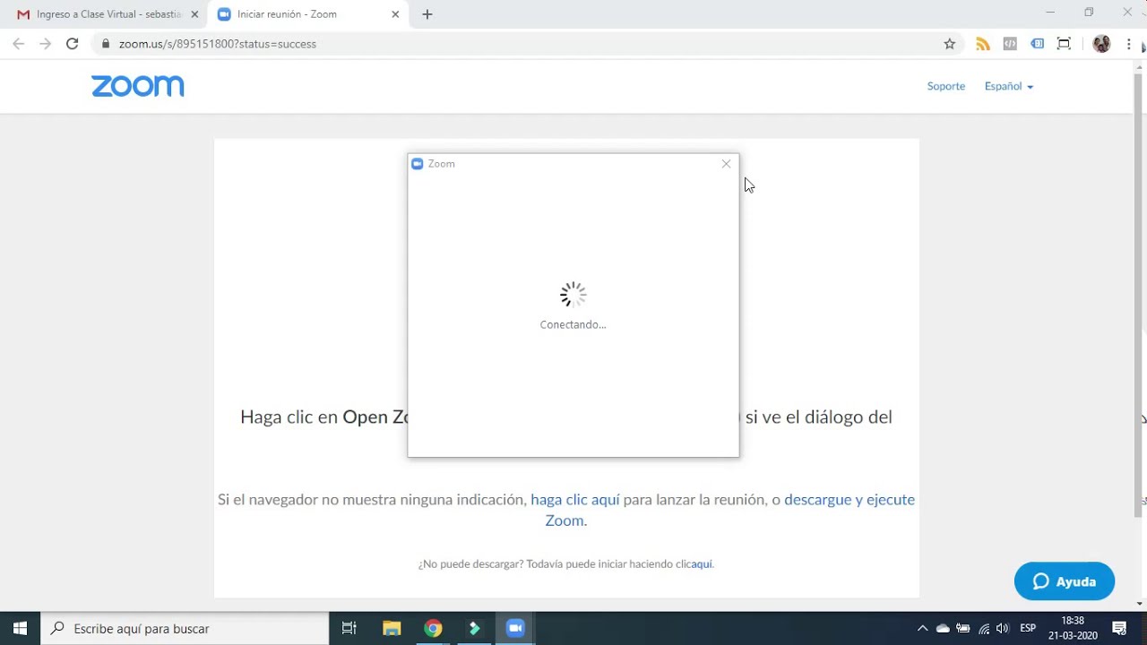 Tutorial Zoom: Ingresar a zoom desde el computador, a través de un link ...
