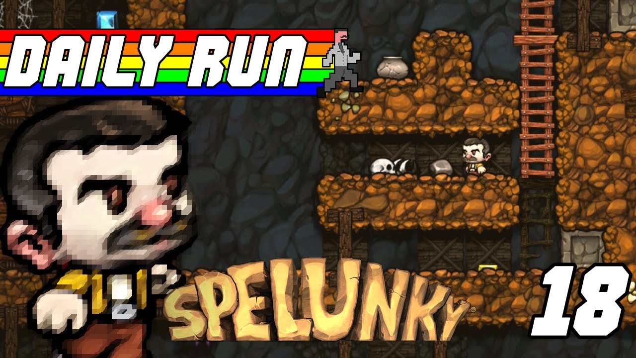 Spelunky Daily Run 18 - Eight-legged bastards - YouTube