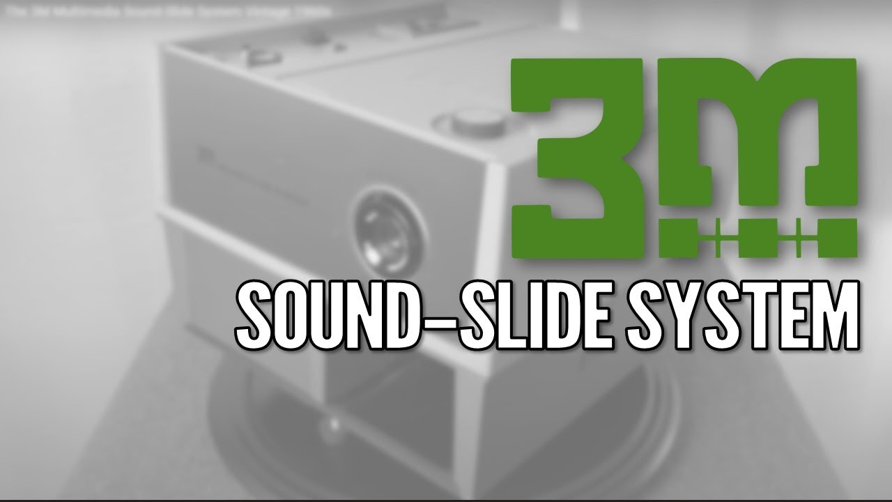 The 3M Multimedia Sound-Slide System Vintage 1960s - YouTube