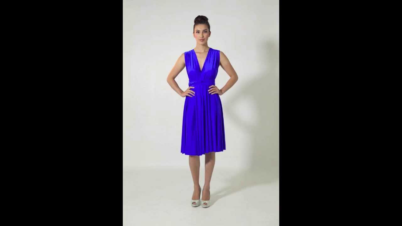 Goddess By Nature Dress - J Lo (How to Wear Double Strap Style) - YouTube