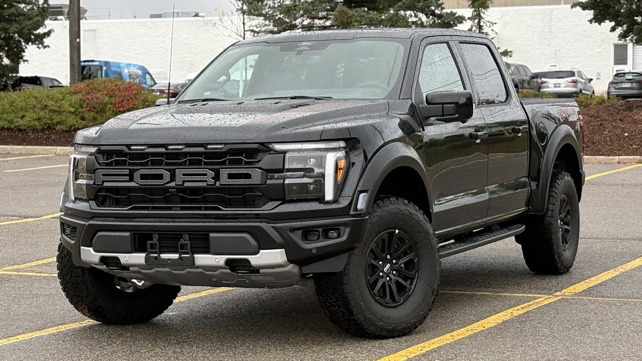 New 2025 Ford F 150 Raptor in Agate Black Metallic | Barrie Ford - YouTube