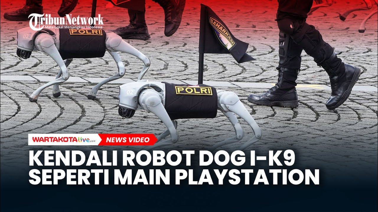 Pengoperasian Robot Dog I-K9 Polri Sangat Mudah, Kayak Main Playstation ...