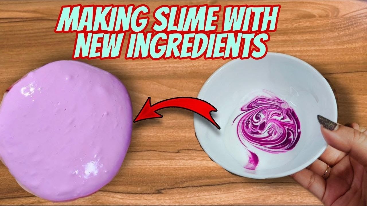 Making slime With NEW INGREDIENTS | HOW TO MAKE SLIME | REAL RECIPY ...