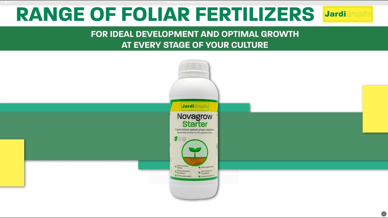 Discover Novagrow Starter, our special foliar fertilizer for the ...