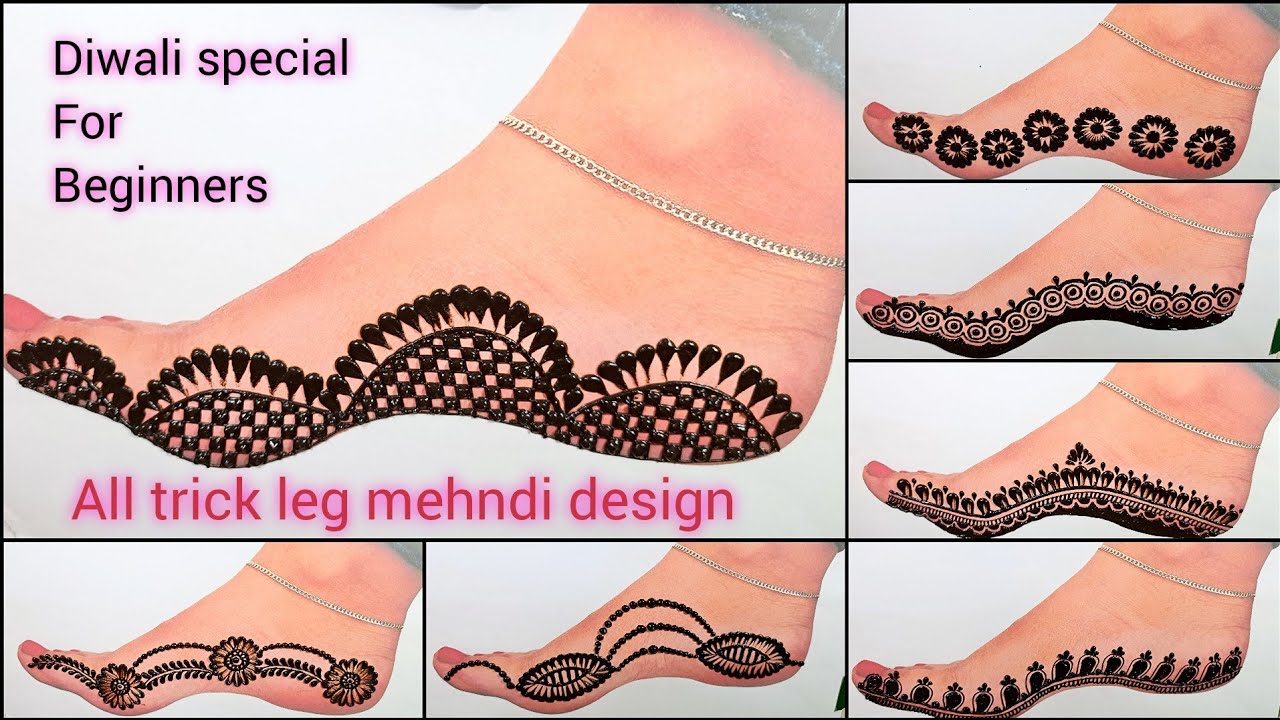 Top 4 Leg Mehndi design for diwali special Leg Mehndi Designs for ...