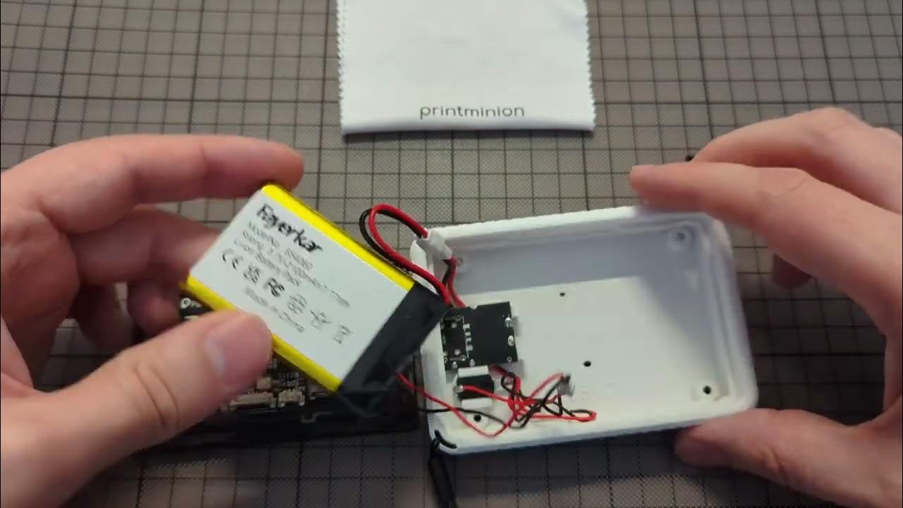 Disassembly: Case handheld (edged +knurling) *WT32-SC01 Plus* (ESP32 Touch Display) w. 1208YD ...