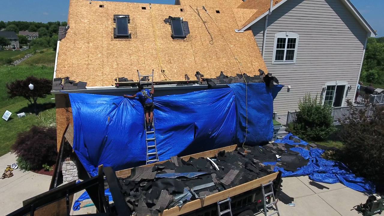 Infinity Exteriors Residential Roof install procedure - YouTube