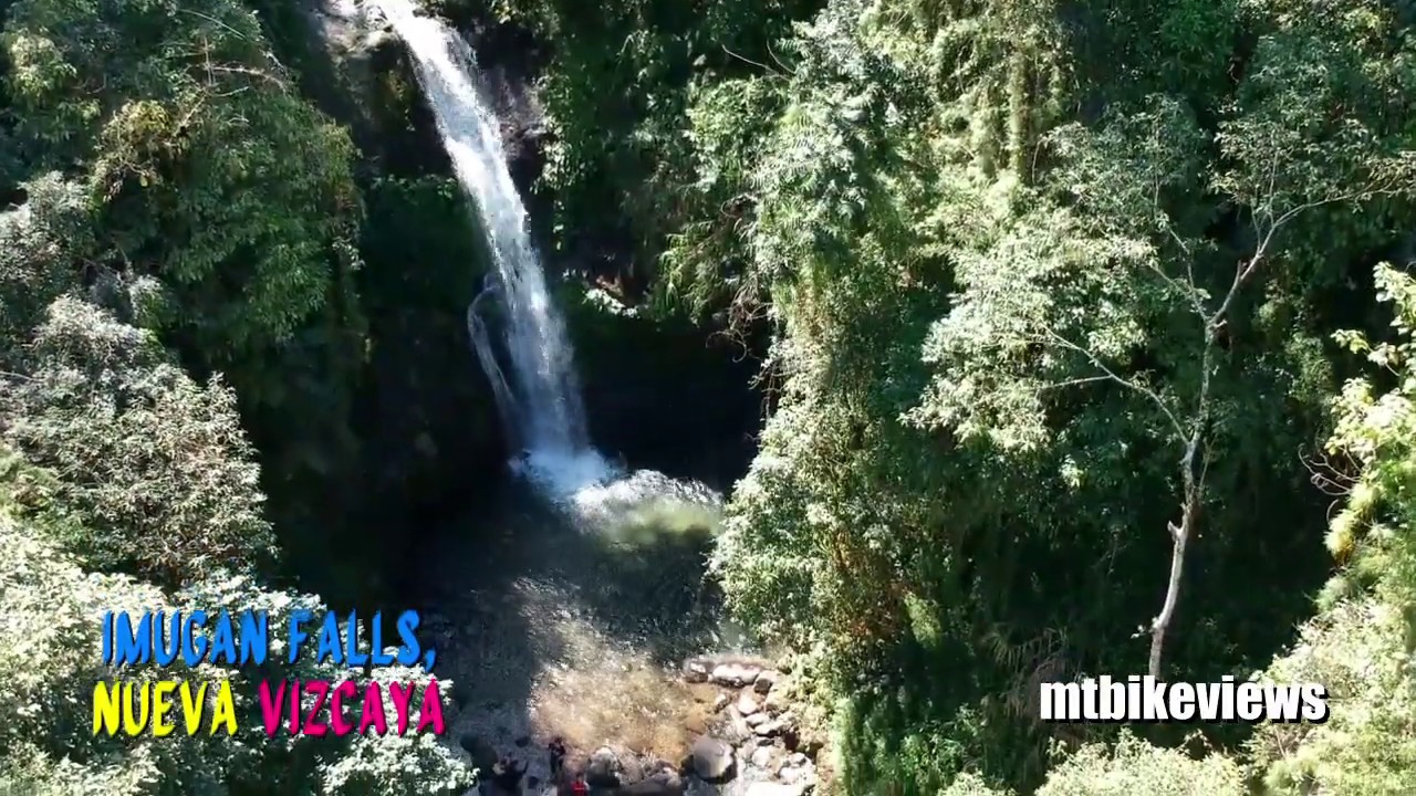Bikepacking Philippines: Imugan Falls Drone view - YouTube
