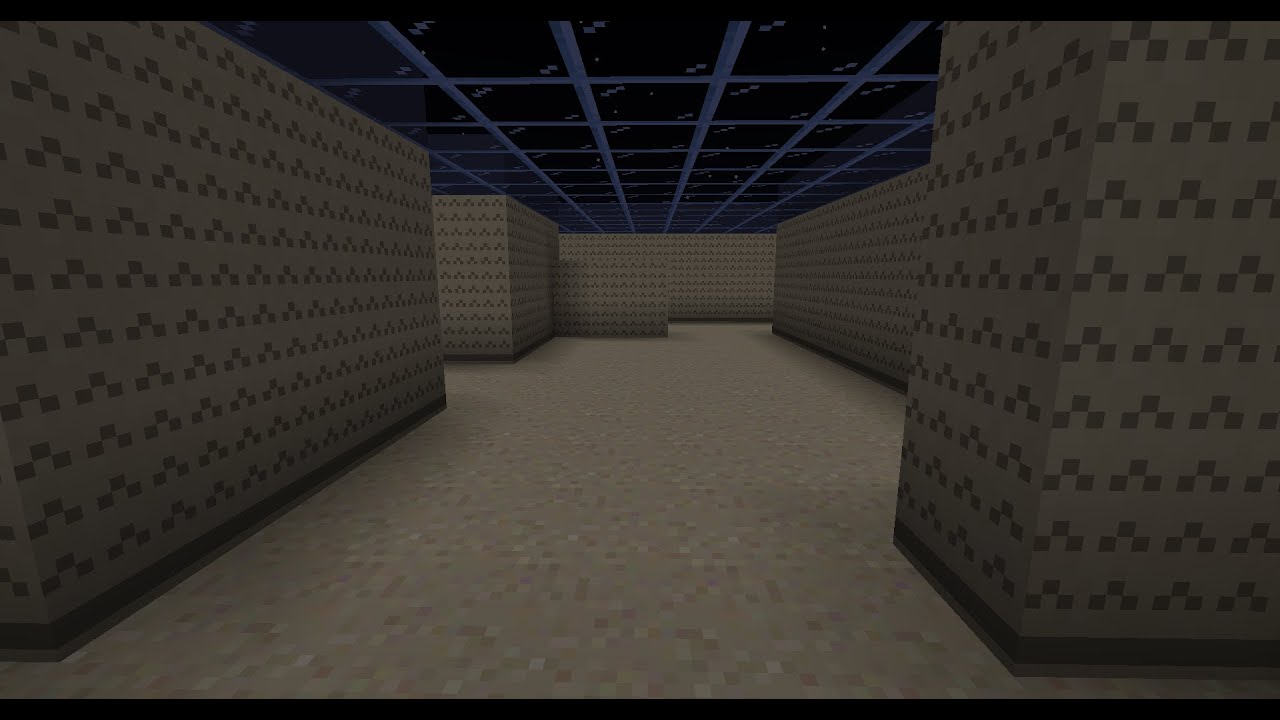 I made the Backrooms in Minecraft but it's a Maze - YouTube