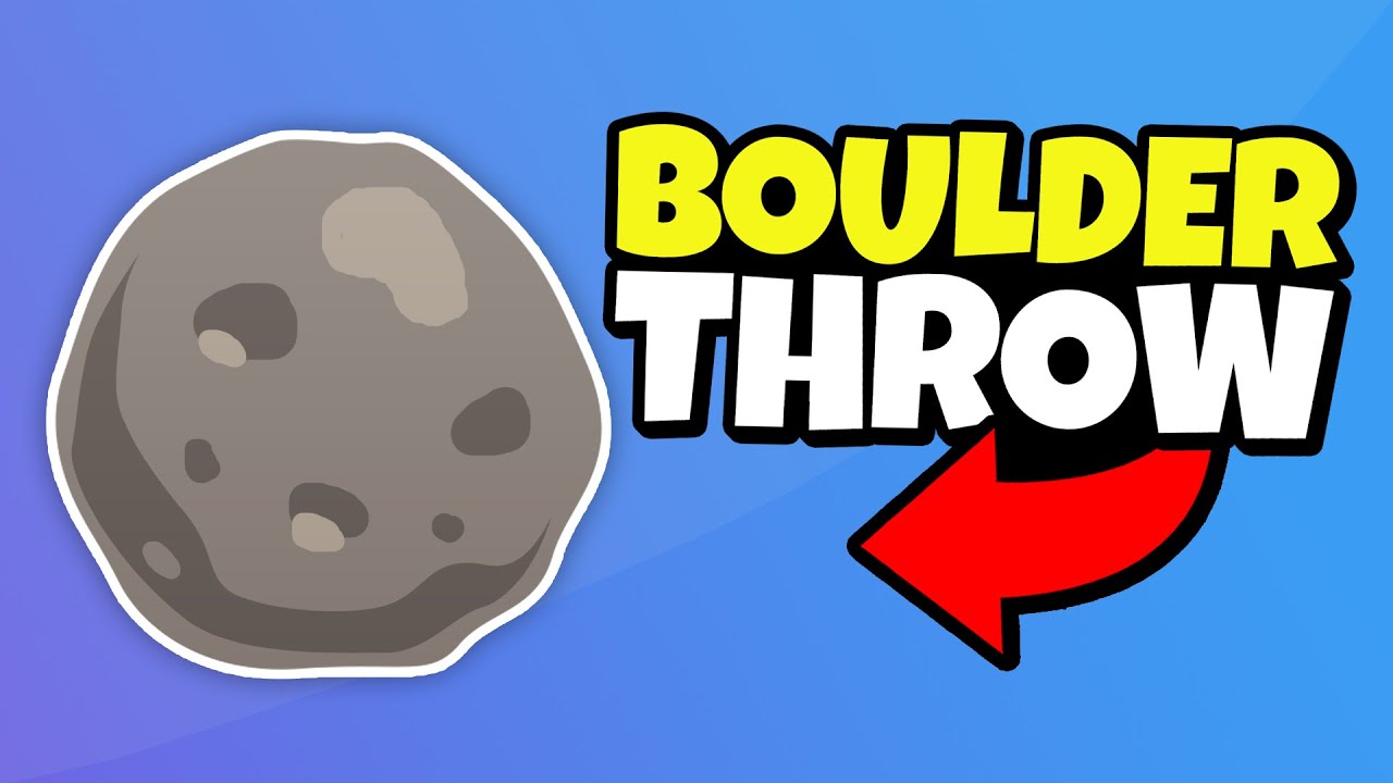 How to Make a BOULDER THROW | HowToRoblox - YouTube
