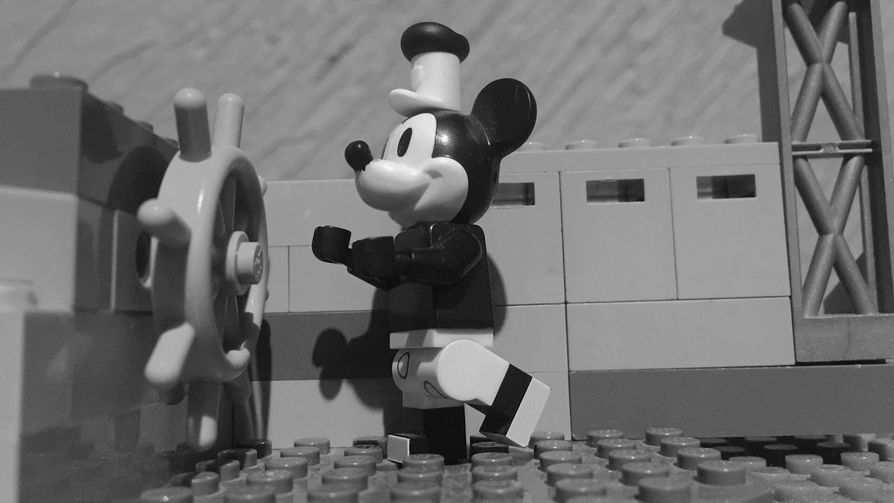 LEGO Mickey Mouse Steam Boat Willy Animated - YouTube