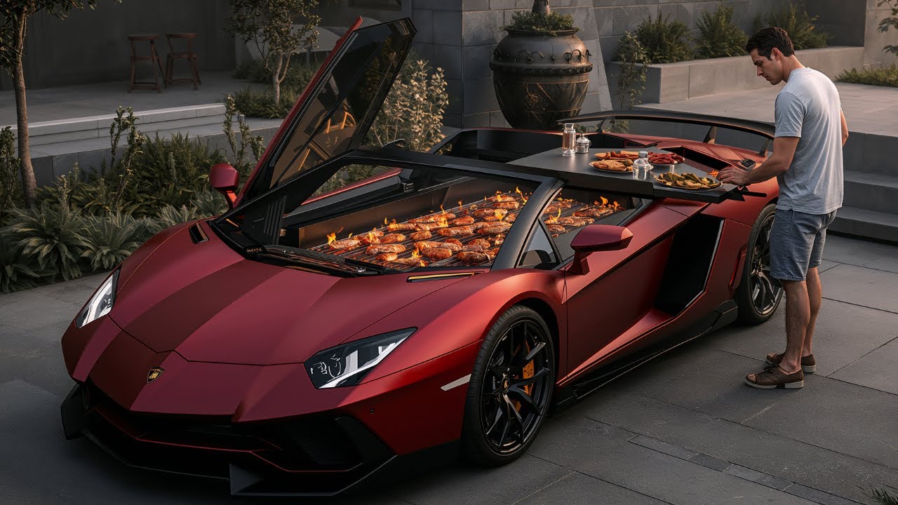 When Supercars Become BBQ Grills | Luxury Supercar BBQ Grill ...