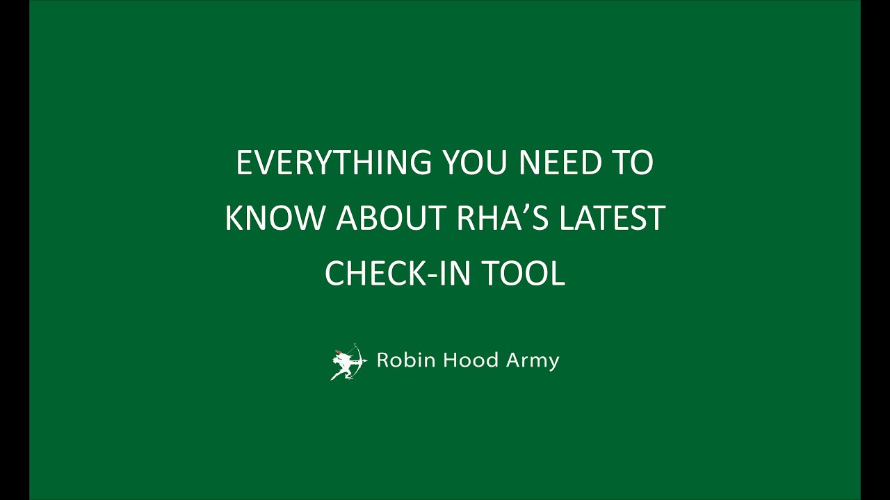 RHA Check-In Tool 101 - YouTube