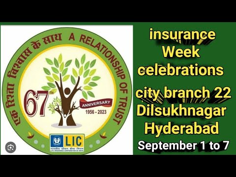 Lic of india .67th insurance week celebrations Dilsukhnagar HYDERABAD ...