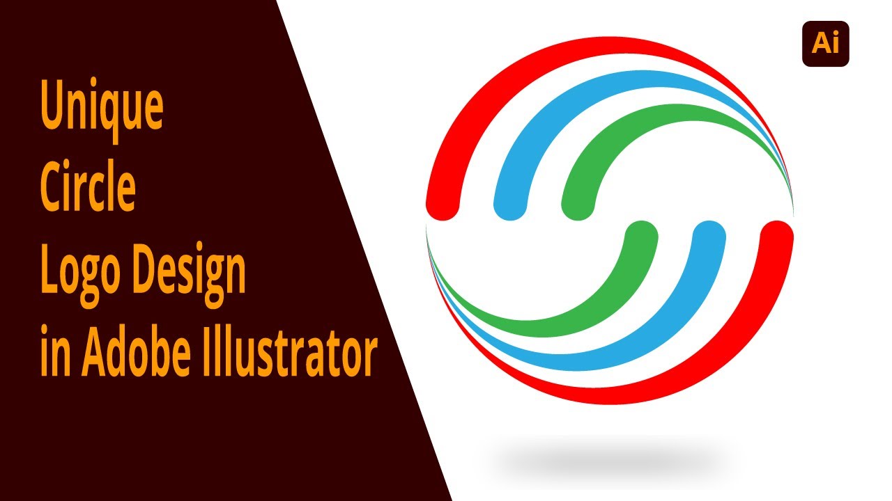 Unique Circle Logo Design in Adobe Illustrator | Bangla Logo Design Tutorial - YouTube
