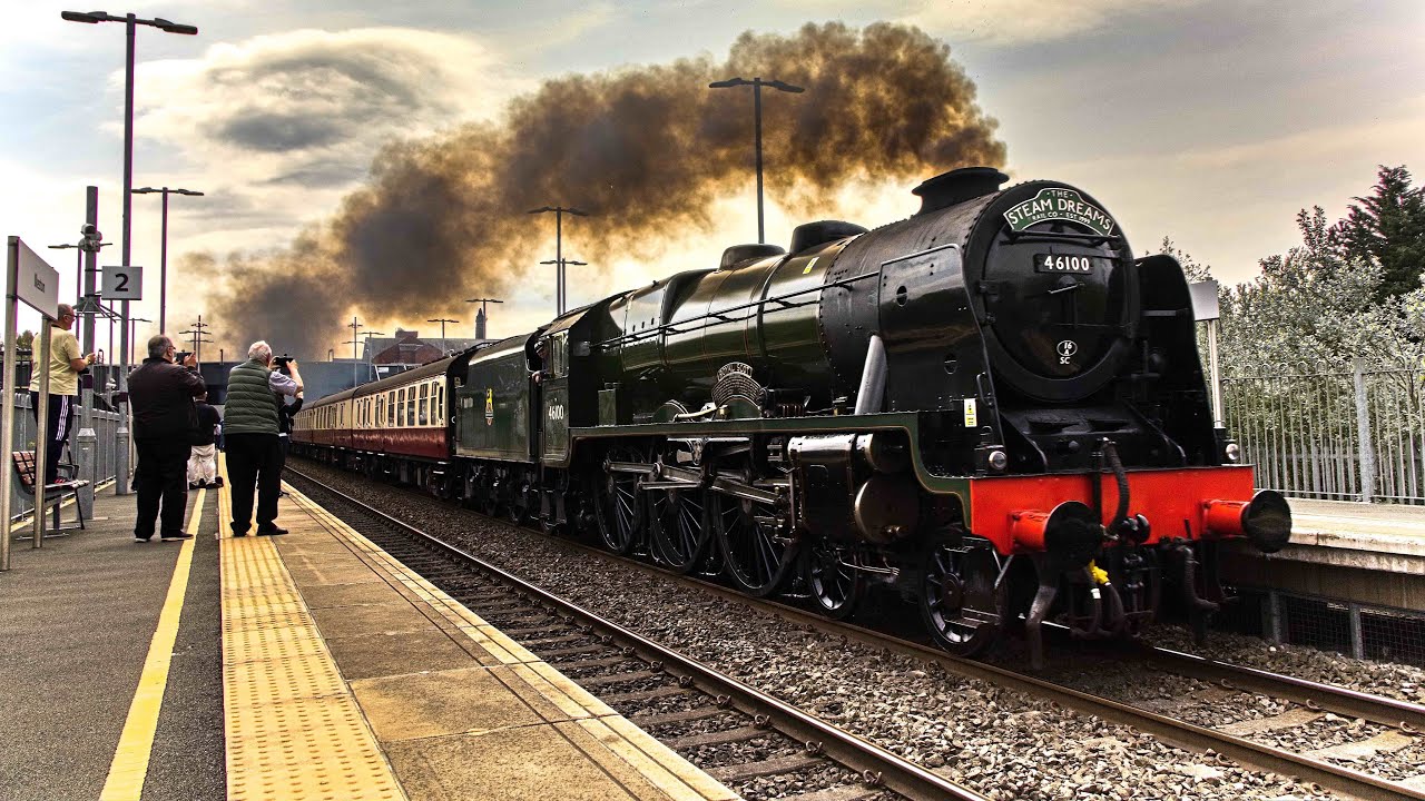 46100 "Royal Scot"47828Steam Dreams Railtour, Colchester To Barrow Hill ...
