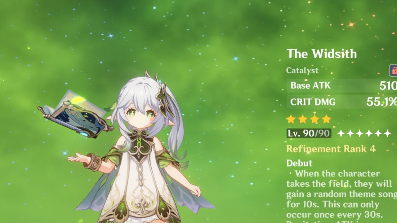 Nahida Main Dps Damage Showcase With Widsith - YouTube