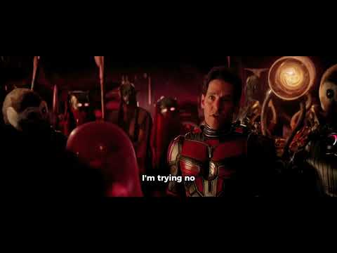 Marvel Antman & Wasp Quantumania Drink the Ooze Scene Action