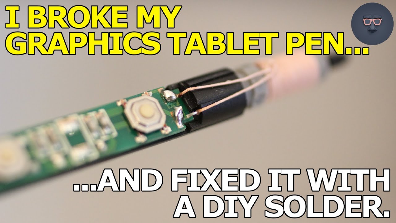 I Broke My Huion PW507 Graphics Tablet Pen...and Fixed it with a DIY ...