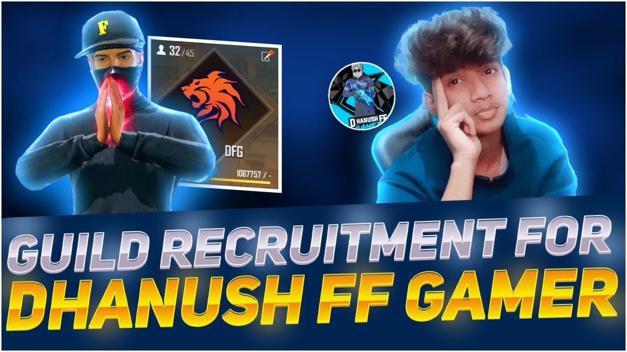 🥵🔥Dhanush FF Gamer Guild Trails 💥 1 vs 2 Kotu 💖😍DFG Guild Patu Free ...