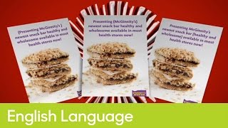 Punctuation for adverts - brackets, commas and dashes | English ...