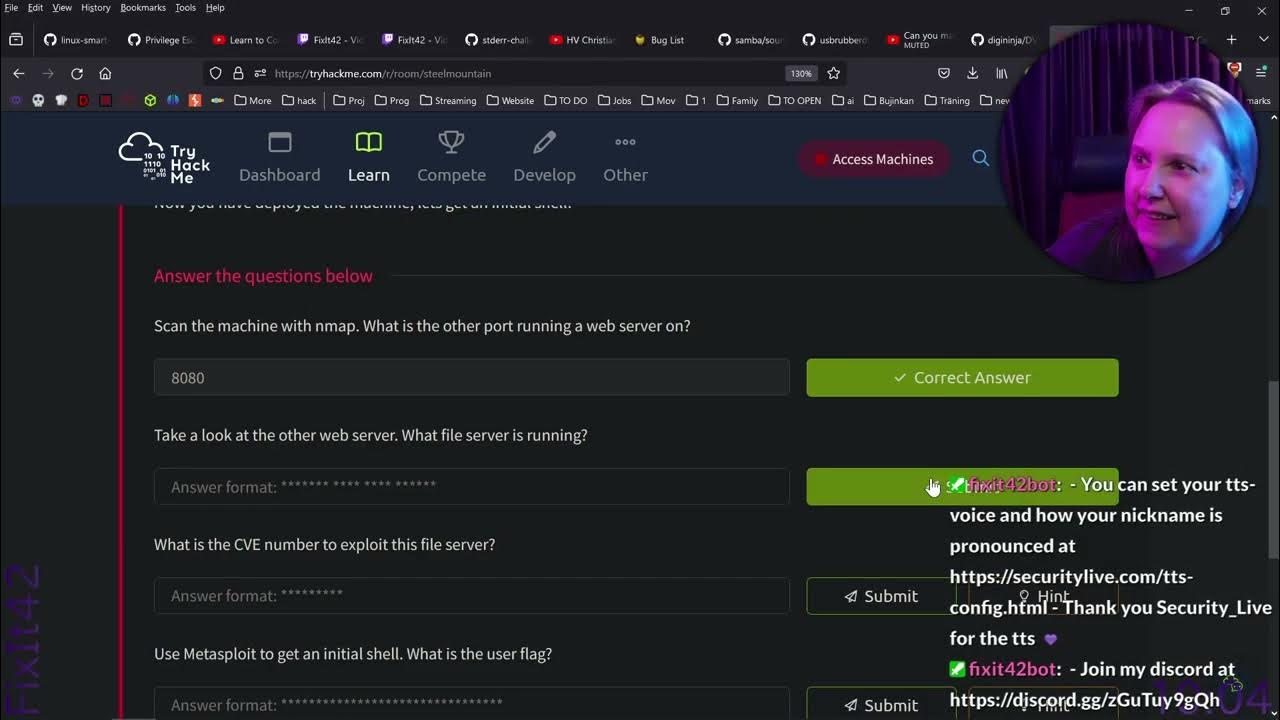 Steel Mountain 1/2 - Learning Hacking @ TryHackMe.com (2024-04-22) - YouTube
