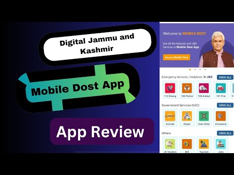 How To Use Mobile Dost App Digital Jammu and Kashmir Mobile Dost App ...