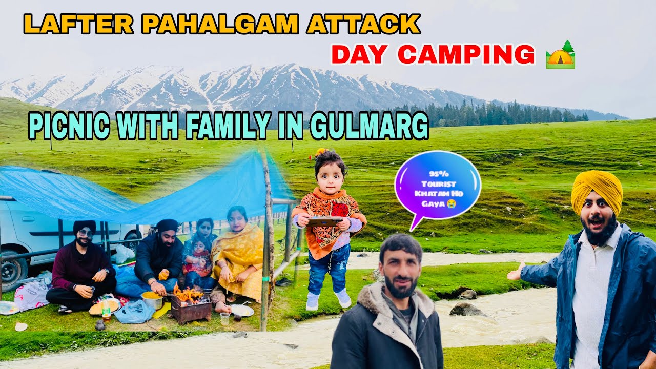 After Pahalgam attack | picnic with family in Gulmarg ️ - YouTube