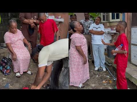 Her evil step mother Buried a charm in their compound just because she doesn’t have her own child 