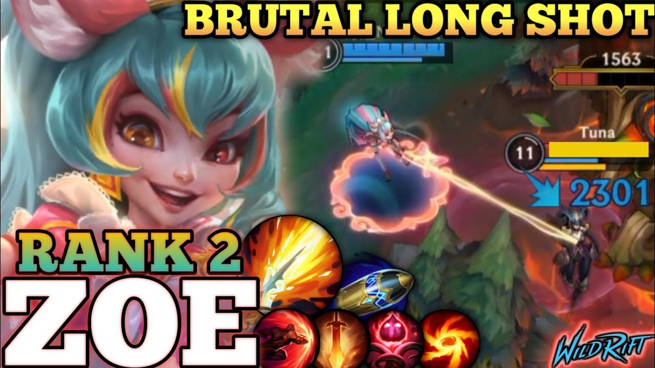 ZOE PERFECT LONG SHOT DELETE! BEST META BUILD ABUSE - TOP 2 GLOBAL ZOE ...