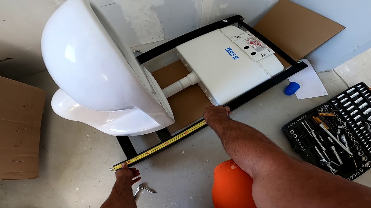 Montaż geberitu czyli stelaża podtynkowego WC z miską podwieszaną | Dom ...