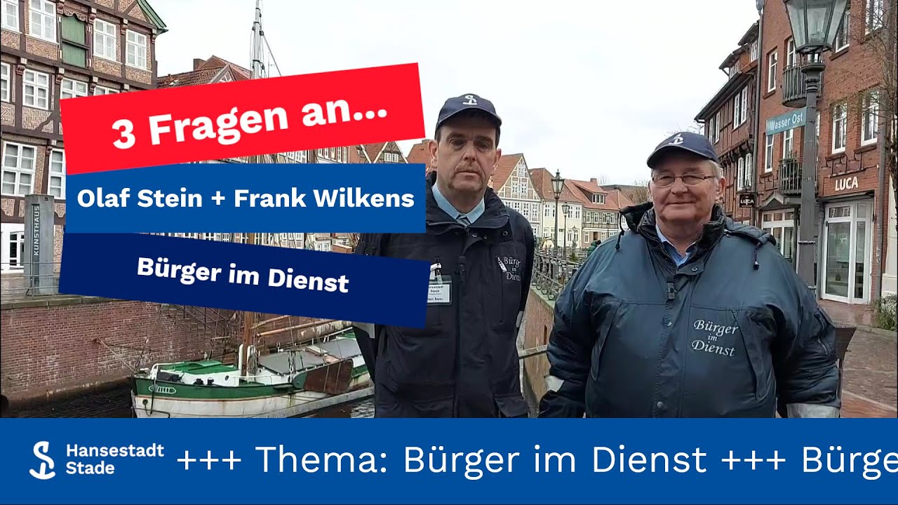 3 Fragen an...Olaf Stein und Frank Wilkens (Bürger im Dienst) - YouTube