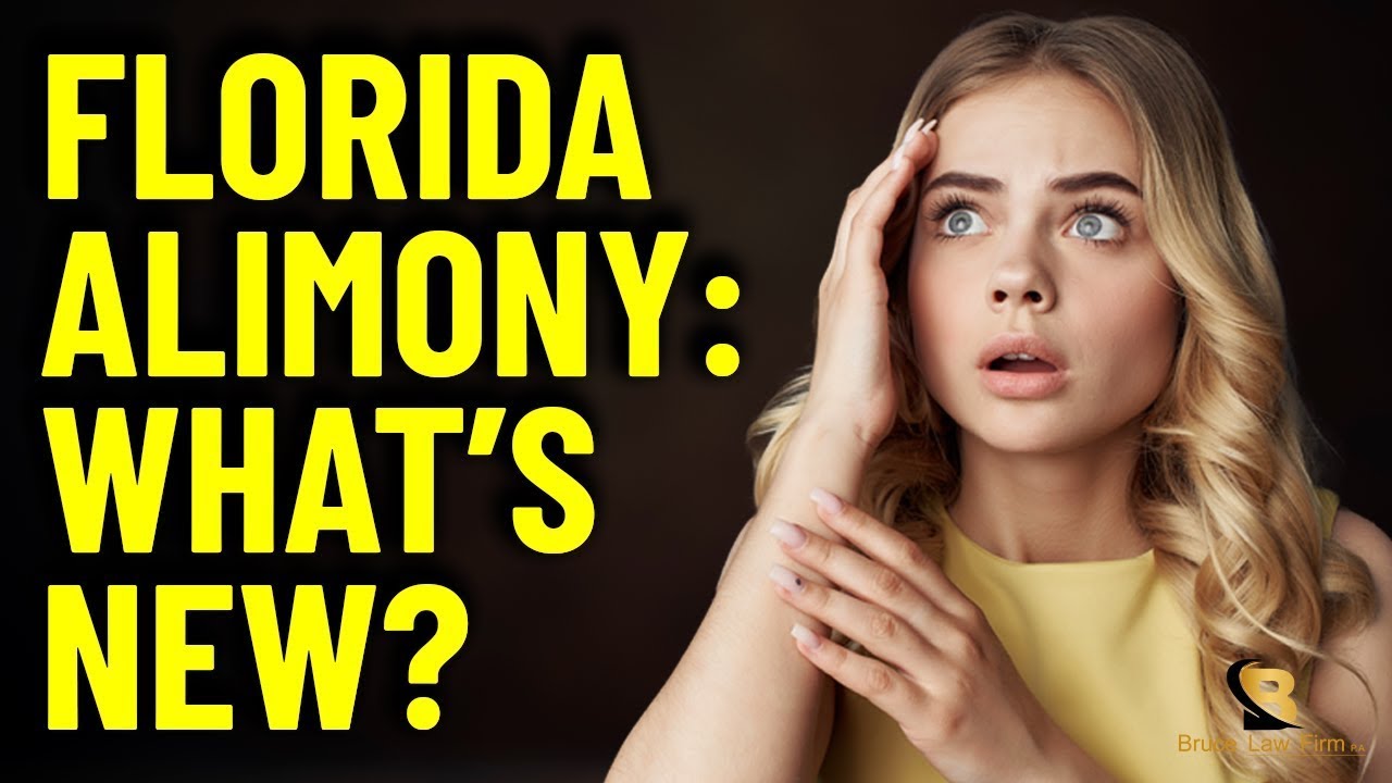 How the New Alimony Laws Work in Florida - YouTube