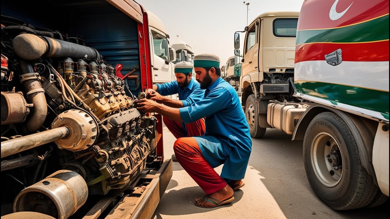 The Masterful Repair Pakistani Truck Mechanics, True Artisans of the ...