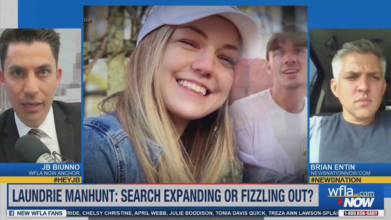 WFLA Now's JB Biunno with Brian Entin: Brian Laundrie Search Expanding ...