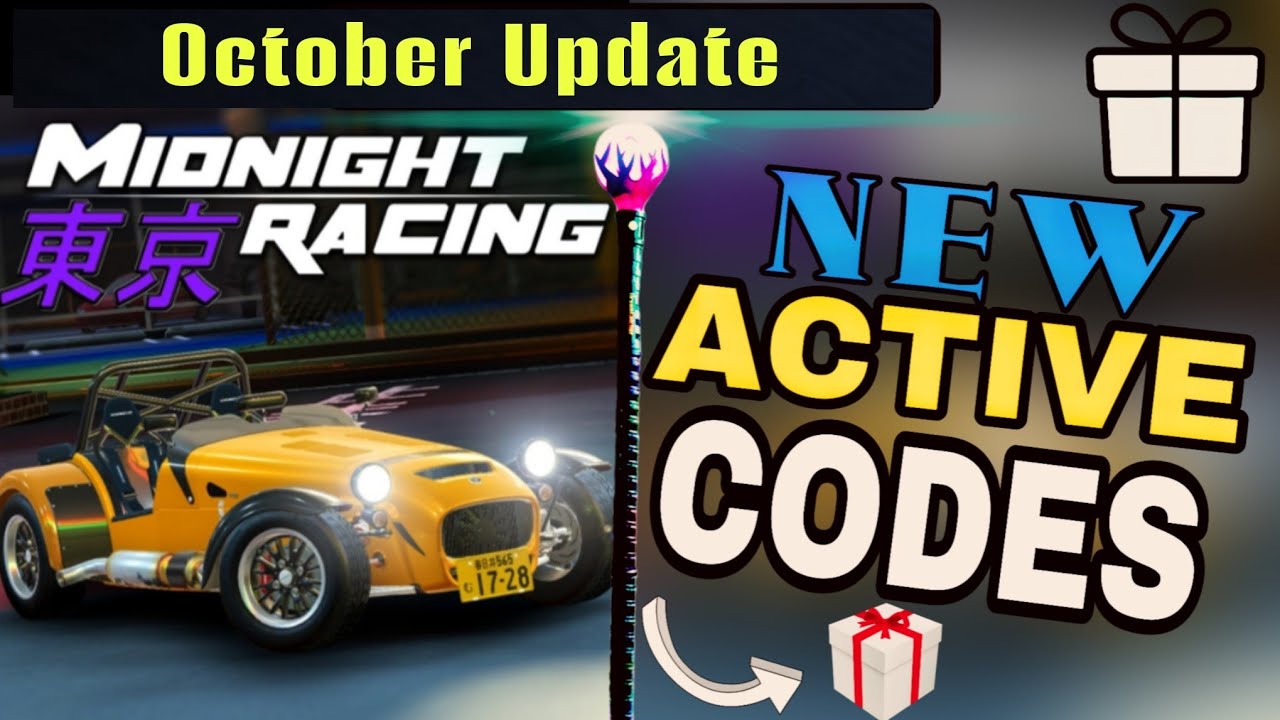 ALL NEW! MIDNIGHT RACING TOKYO ROBLOX CODES 2025 - MIDNIGHT RACING ...