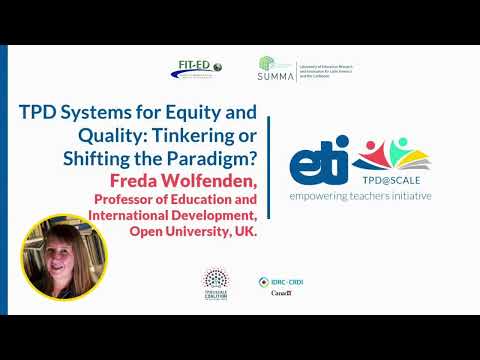 Teacher Professional Development Systems for Equity and Quality ...